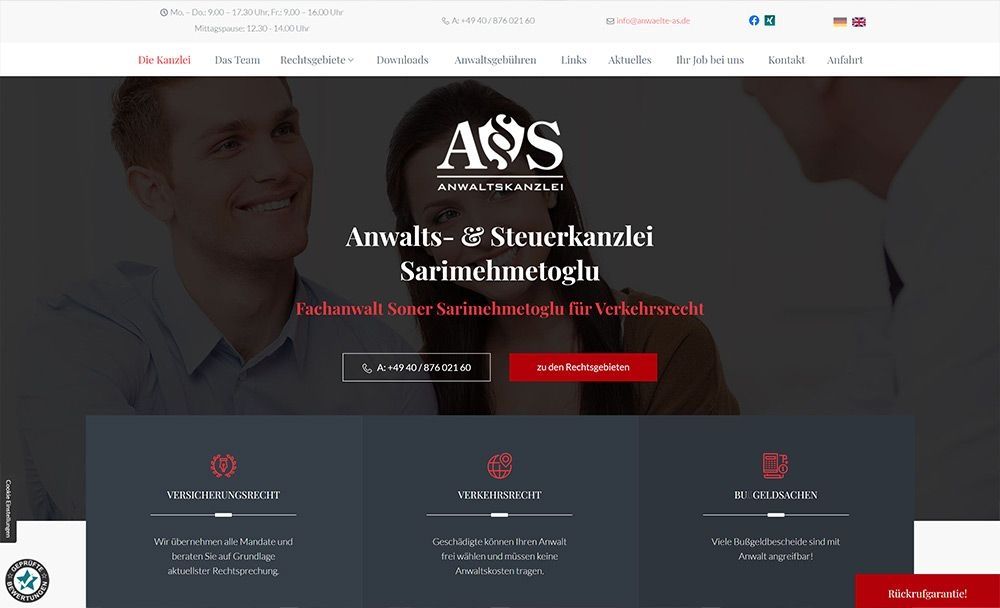 Referenzen von Website-Erstellungen | United Media AG